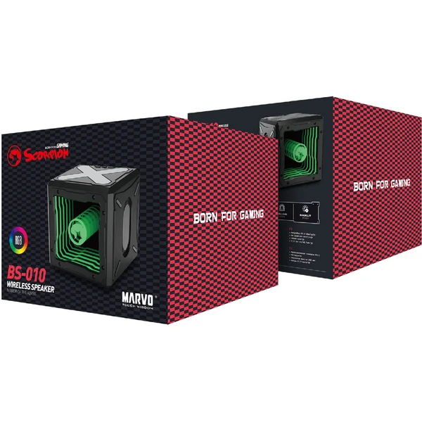 Marvo reproduktor BS-010 RGB černý - JRC.cz