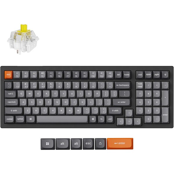 Keychron K4 Max herní klávesnice (US) černá - JRC.cz