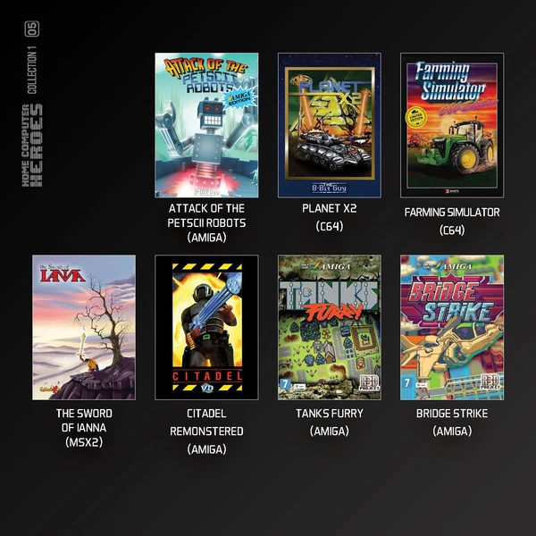 Home Computer Cartridge 05. Home Computer Heroes Collection 1 (Evercade ...