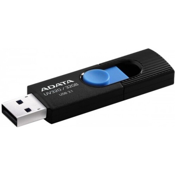 ADATA Flash Disk 32GB UV320 USB 3.1 Dash Drive černá - JRC.cz