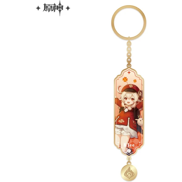 Klíčenka kovová Genshin Impact – Character Drawing Card: Klee - JRC.cz
