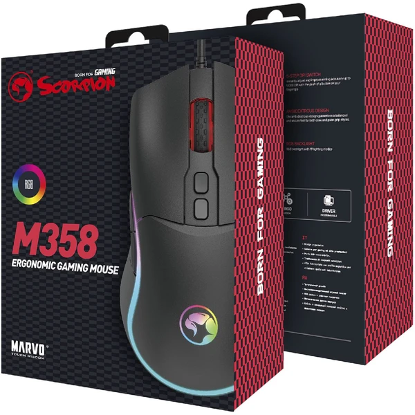 Marvo herní myš M358 drátová - JRC.cz