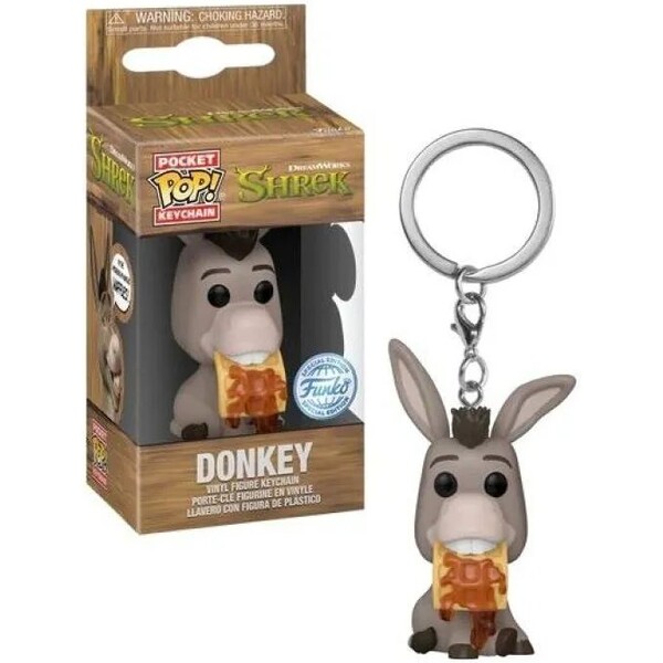 Funko POP! Keychain: Shrek DW30th - Donkey - JRC.cz
