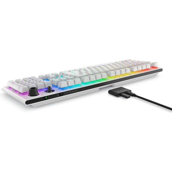 Dell Alienware AW920K Tri-Mode bezdrátová klávesnice US bílá - JRC.cz