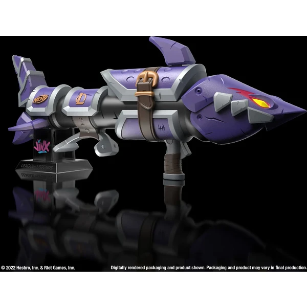 Replika zbraně League of Legends: NERF LMTD - Jinx Fishbones Blaster 93 ...