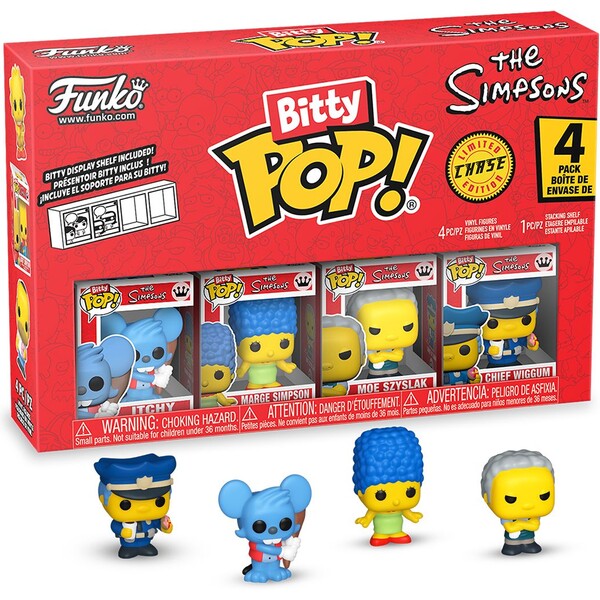 Funko Bitty POP! TV: Simpsons - Itchy 4 pack (Šance na chase) - JRC.cz