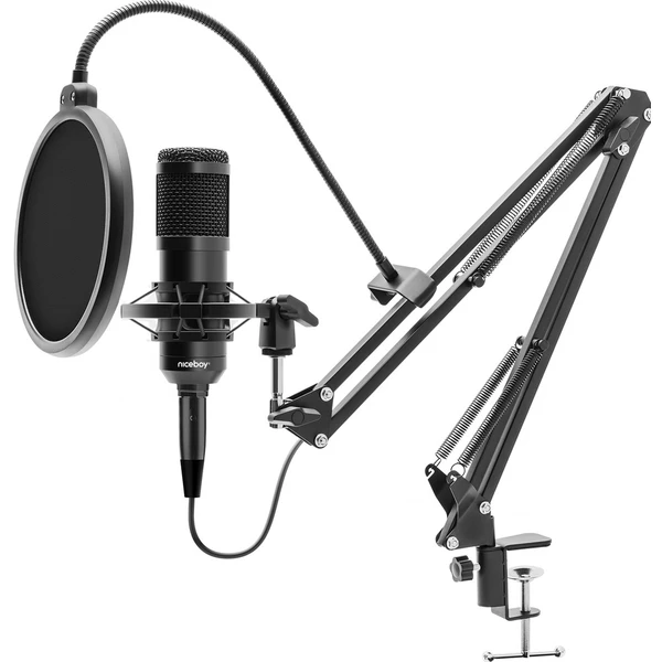 Niceboy VOICE Handle mikrofon pro streaming a podcasty - JRC.cz