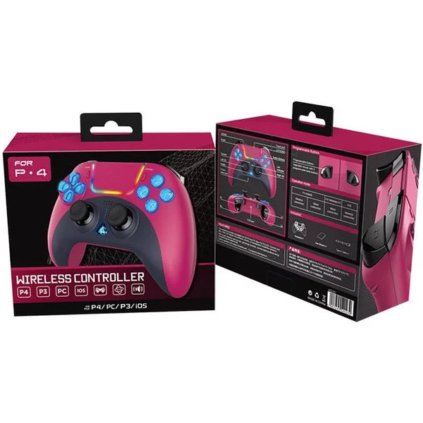 iPega P4023 Wireless Controller pro PS4//PS3/PC/Android fialový - JRC.cz