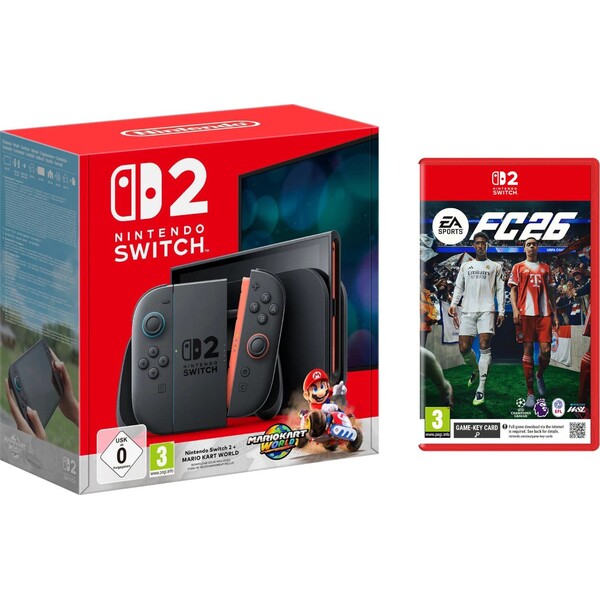 Nintendo Switch 2 + Mario Kart World bundle + EA Sports FC 26 (Switch 2 ...