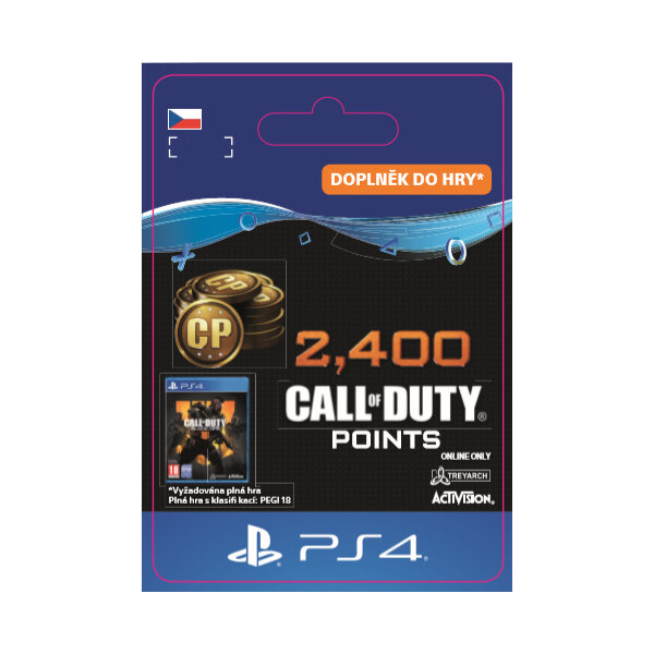 Call of Duty: Black Ops 4 - 2,400 Points (PS4) - JRC.cz