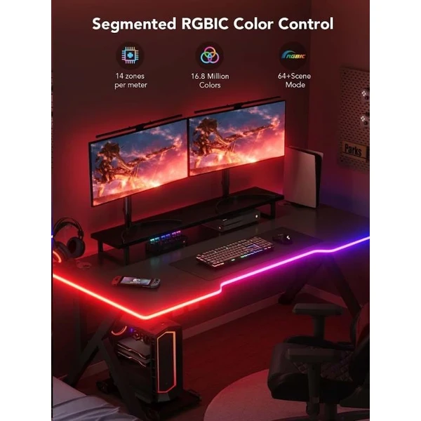 Govee Neon LED podsvícení pod stůl, 3m - JRC.cz