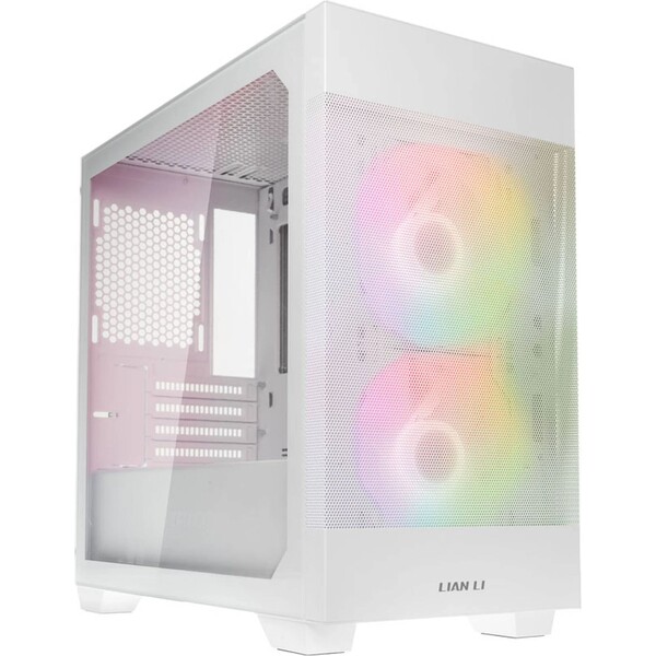 Lian Li LANCOOL 205M Mesh Tempered Glass bílá - JRC.cz