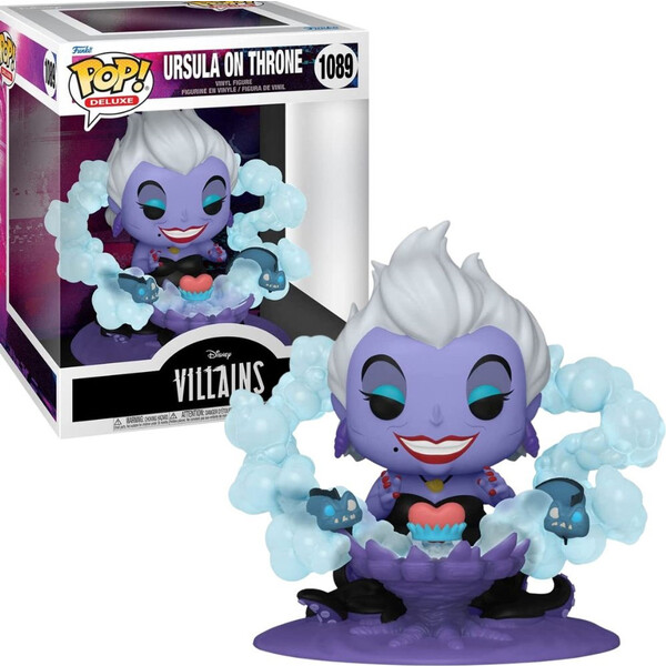 Funko POP! #1089 Deluxe: Disney Villains S3 - Ursula on Throne 13 cm ...