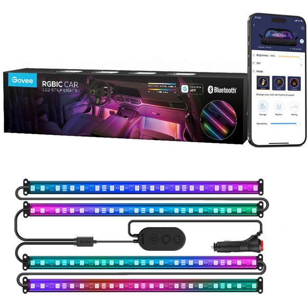 Govee Smart LED pásky do auta - RGBIC - JRC.cz