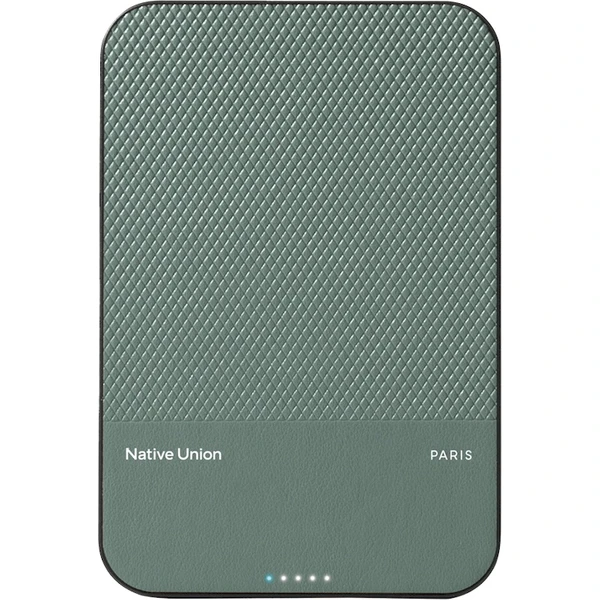 Native Union (Re)Classic Magnetic Power Bank 5000mAh zelená - JRC.cz
