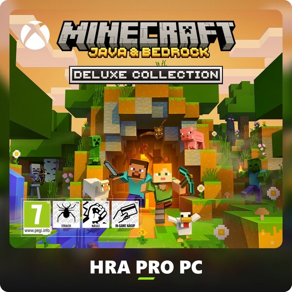 Minecraft Java & Bedrock Edition - Deluxe Collection (PC - Microsoft ...