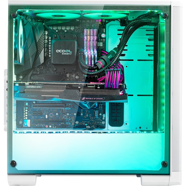 BITFENIX Nova Mesh TG A-RGB Tempered Glass bílá | JRC.cz