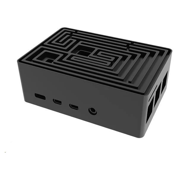Akasa Maze PRO, pro Raspberry Pi 4, hliník, černá - JRC.cz
