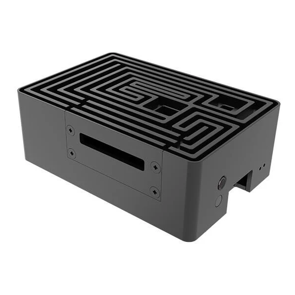 Akasa Maze PRO, pro Raspberry Pi 4, hliník, černá - JRC.cz
