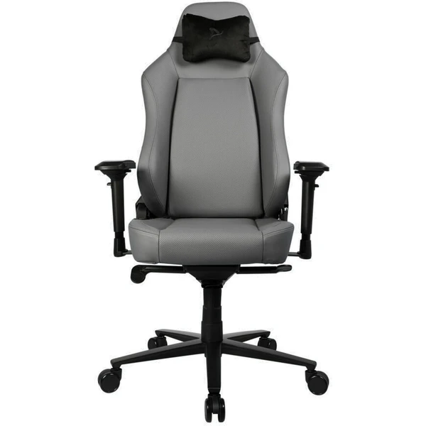 AROZZI PRIMO PREMIUM LEATHER herní židle šedá - JRC.cz