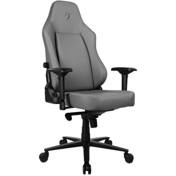 AROZZI PRIMO PREMIUM LEATHER herní židle šedá - JRC.cz