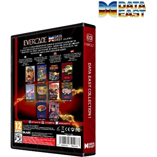 Home Console Cartridge 03. Data East Collection 1 (Evercade) - JRC.cz