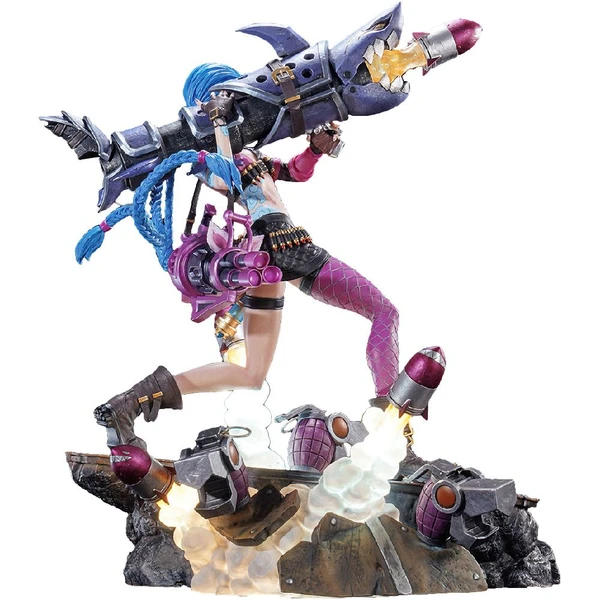 Soška PureArts League of Legends - Jinx & Vi 1/6 Scale Statue Bundle ...