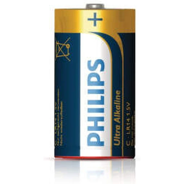 Philips LR14E2B/10 Ultra Alkaline 2x baterie C - JRC.cz