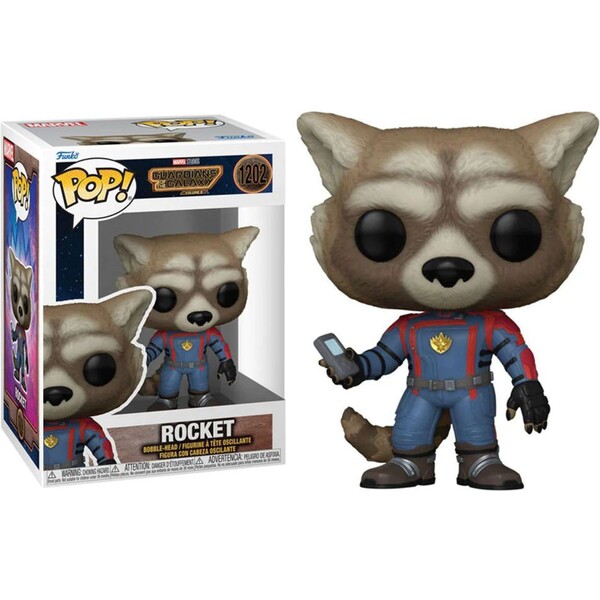 Funko POP! #1202 Marvel: GOTG 3 - Rocket - JRC.cz