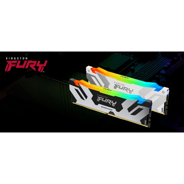 Kingston FURY Renegade RGB White 32GB (2x16GB) DDR5 6000 CL32 - JRC.cz