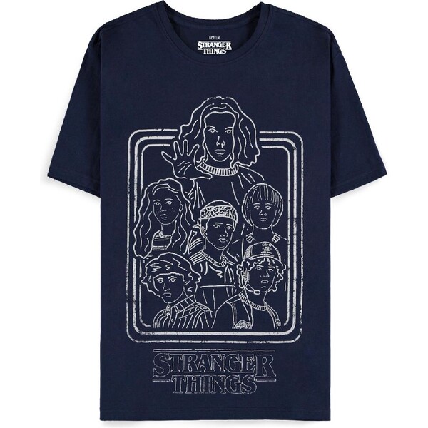 Tričko Stranger Things - White Neon XL - JRC.cz