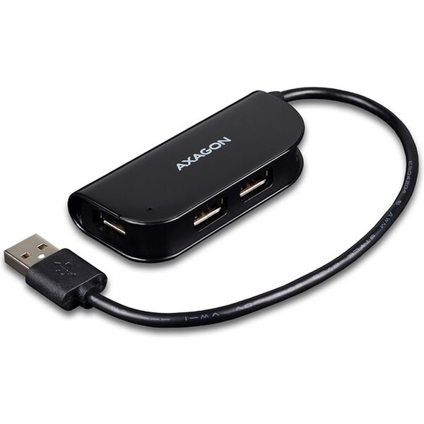 AXAGON HUEX4B 4x USB2.0 READY hub černý - JRC.cz