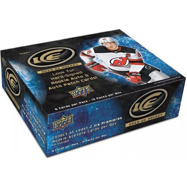 Hokejové karty 2023-24 Upper Deck Ice Hockey Hobby Box - JRC.cz