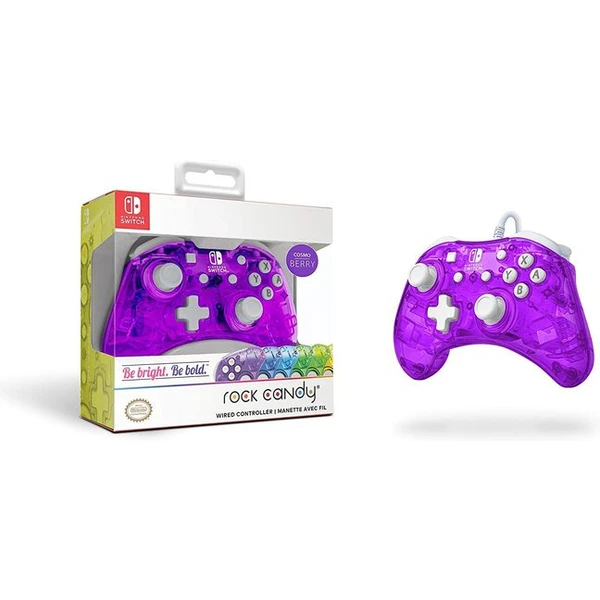PDP Rock Candy Mini Controller Cosmoberry (Switch) - JRC.cz